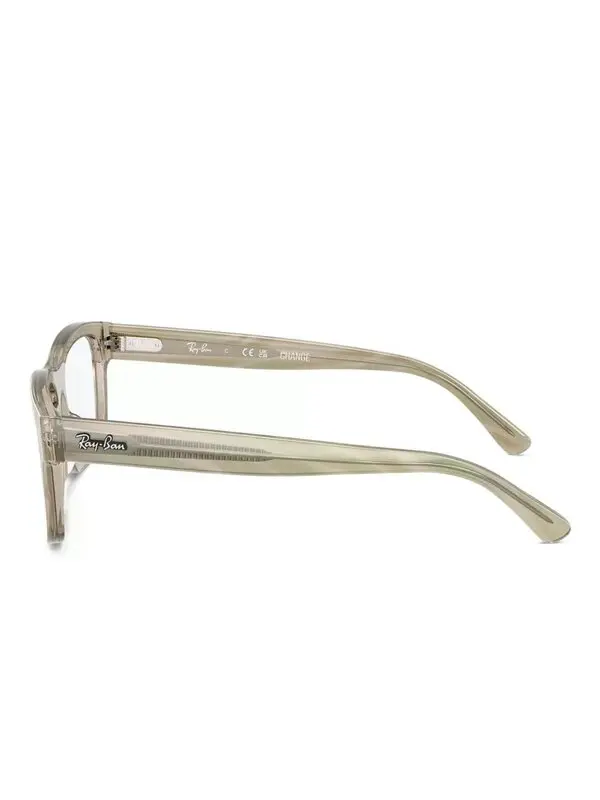 Ray-ban Photo Striped Square Frames