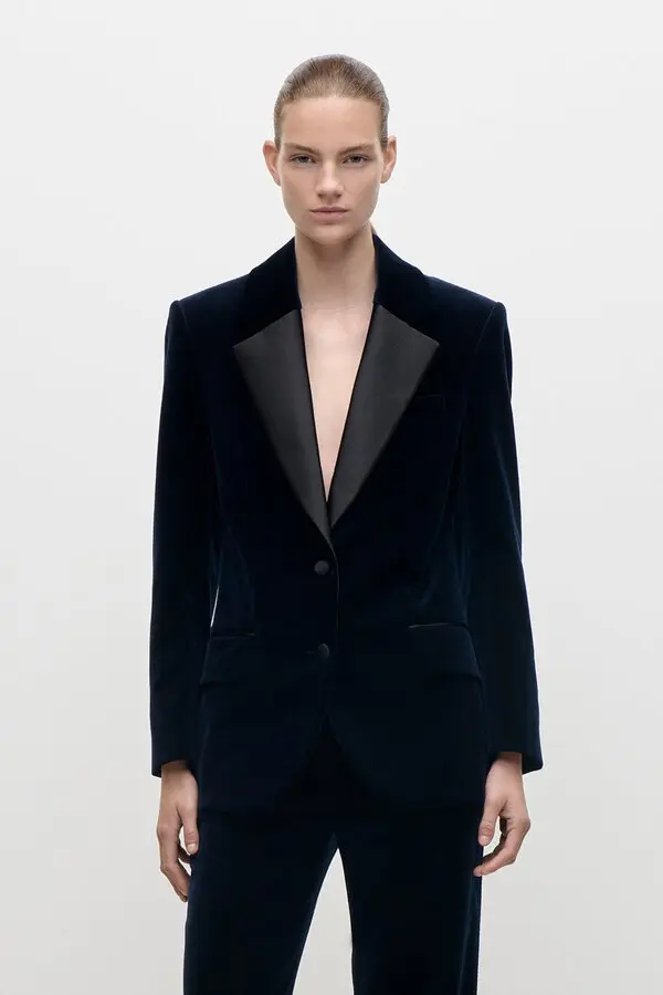 Victoria Beckham Single Breasted Tailored Jacket