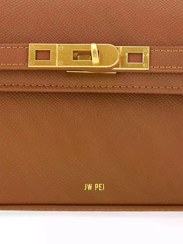 Jw Pei Small Noor Pebbled-texture Turn-lock Tote Bag