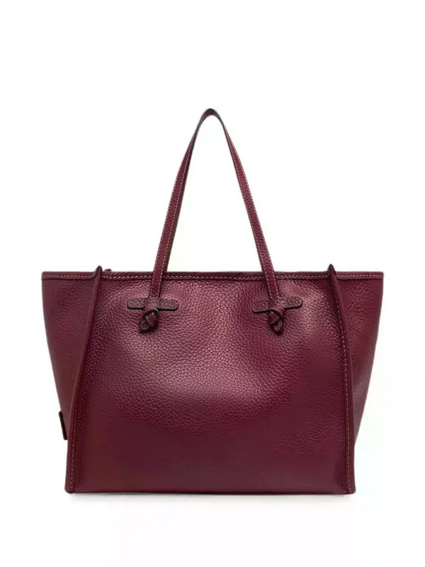 GIANNI CHIARINI Marcella Grained Leather Tote Bag - Red