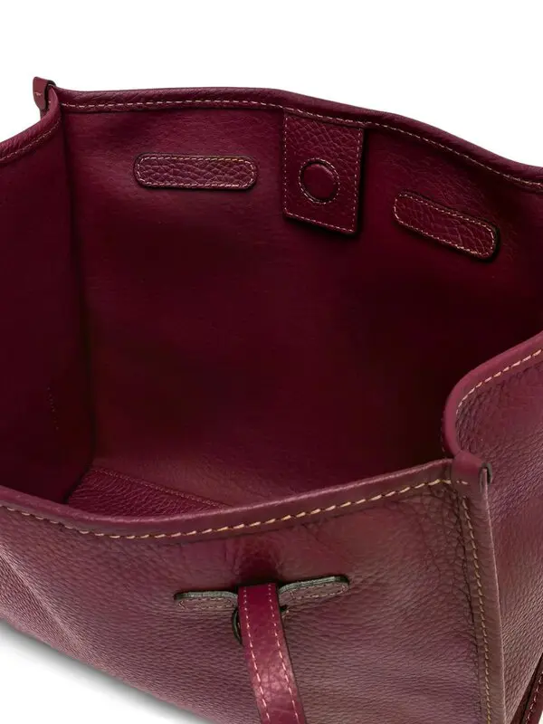 GIANNI CHIARINI Marcella Grained Leather Tote Bag - Red