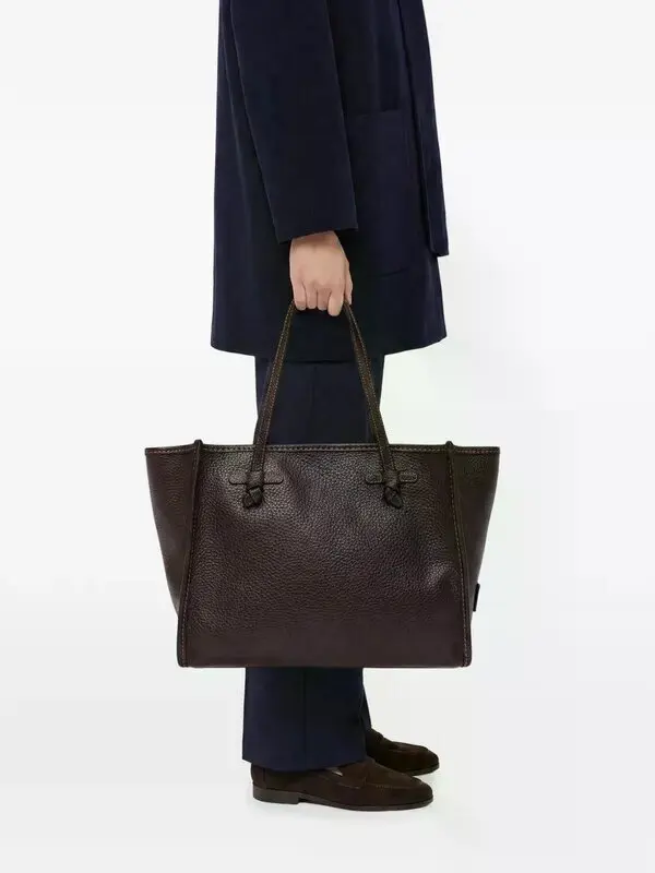 GIANNI CHIARINI Marcella Grained Leather Tote Bag