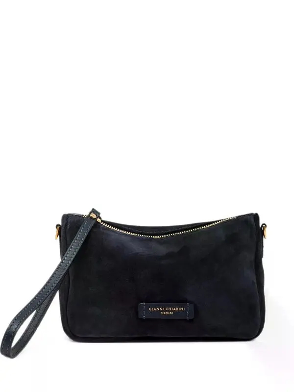 GIANNI CHIARINI Nora Small Suede Clutch Bag