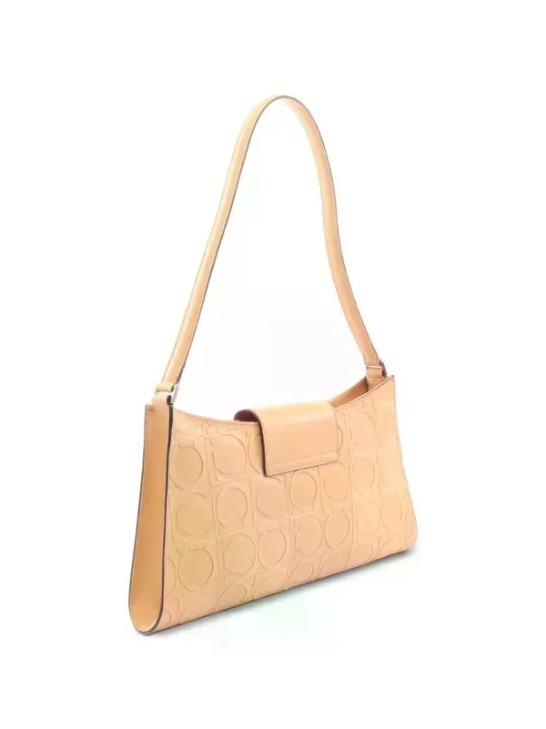 FERRAGAMO Gancini Shoulder Bag - Neutrals