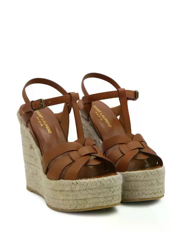 Saint Laurent Tribute Leather Espadrilles