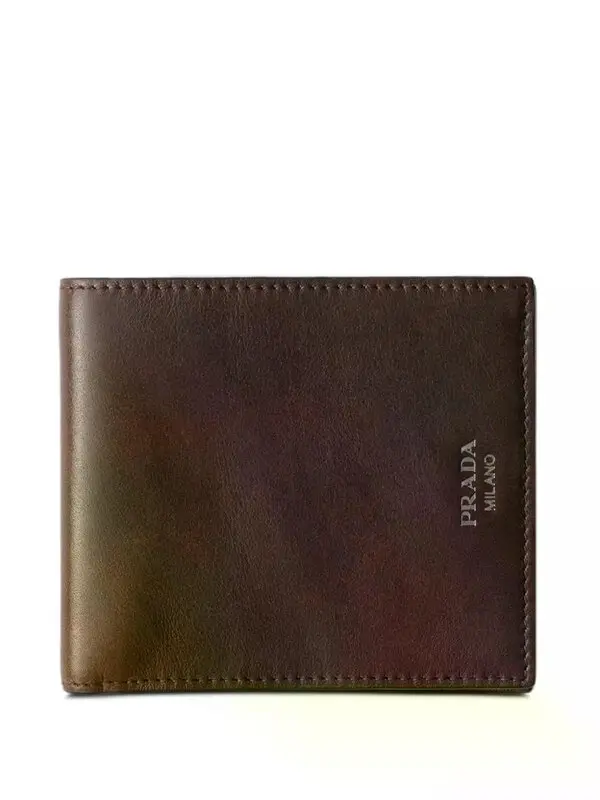 Prada Antiqued Leather Wallet