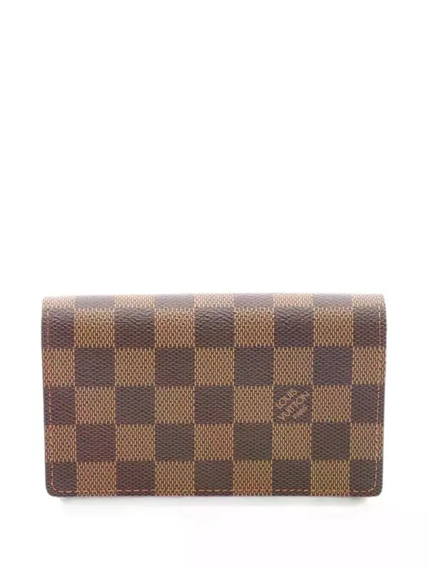 LOUIS VUITTON 2006 Damier Ebene Tresor Wallet