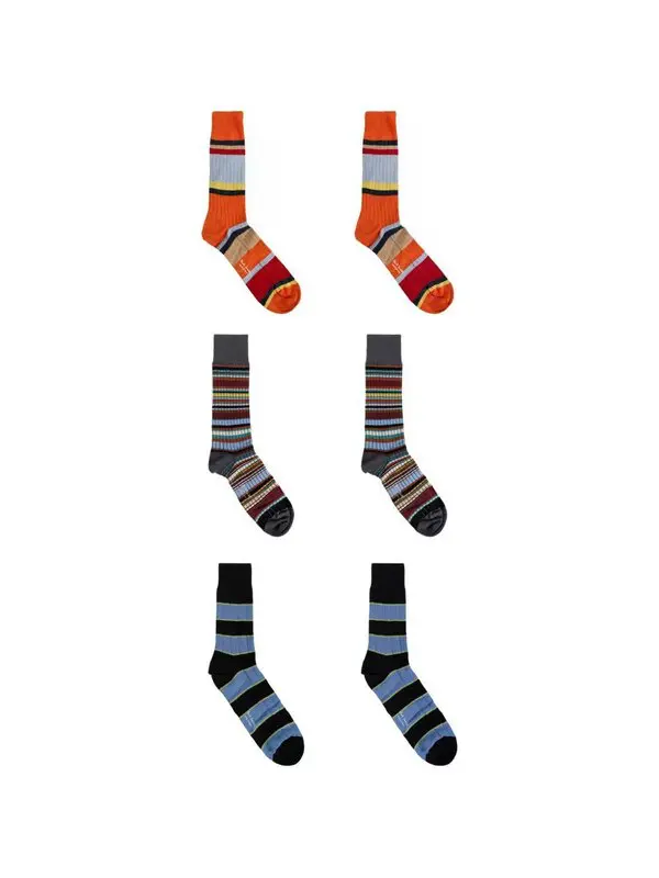 Paul Smith Striped Crew Socks