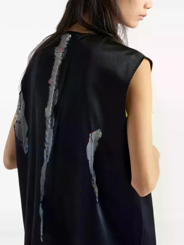 Prada Devoré Satin Dress