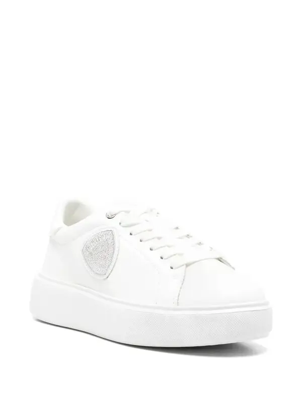 BLAUER. Logo-patch Platform Sneakers