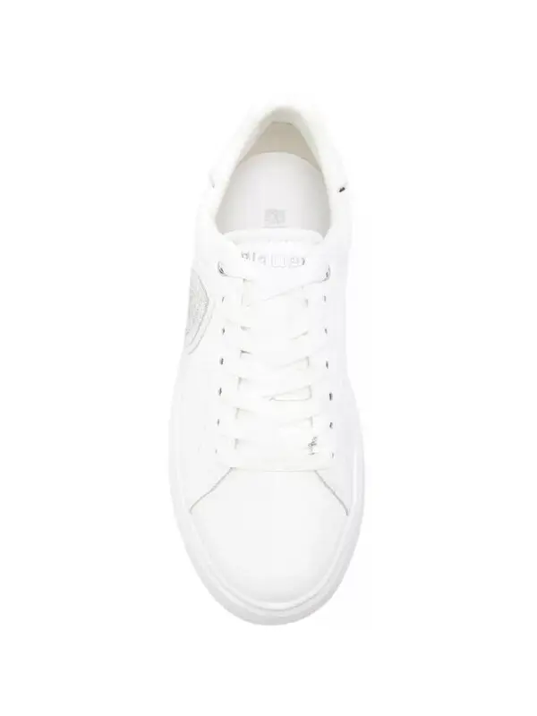 BLAUER. Logo-patch Platform Sneakers