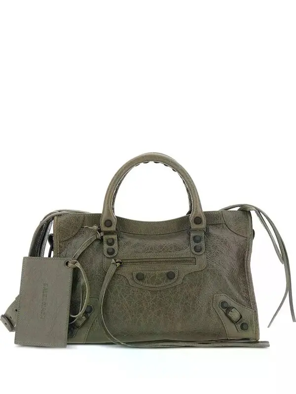 Balenciaga Small Le City Shoulder Bag - Green