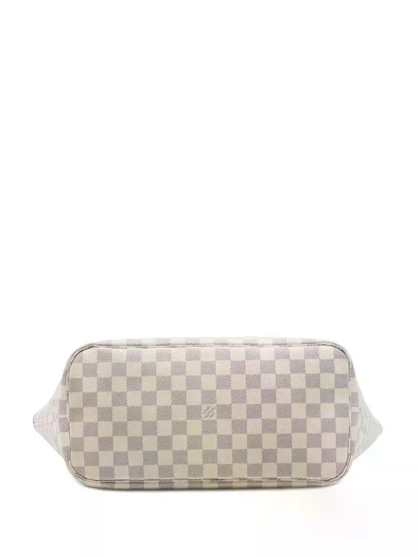 LOUIS VUITTON 2012 Damier Azur Neverfull Mm Tote Bag