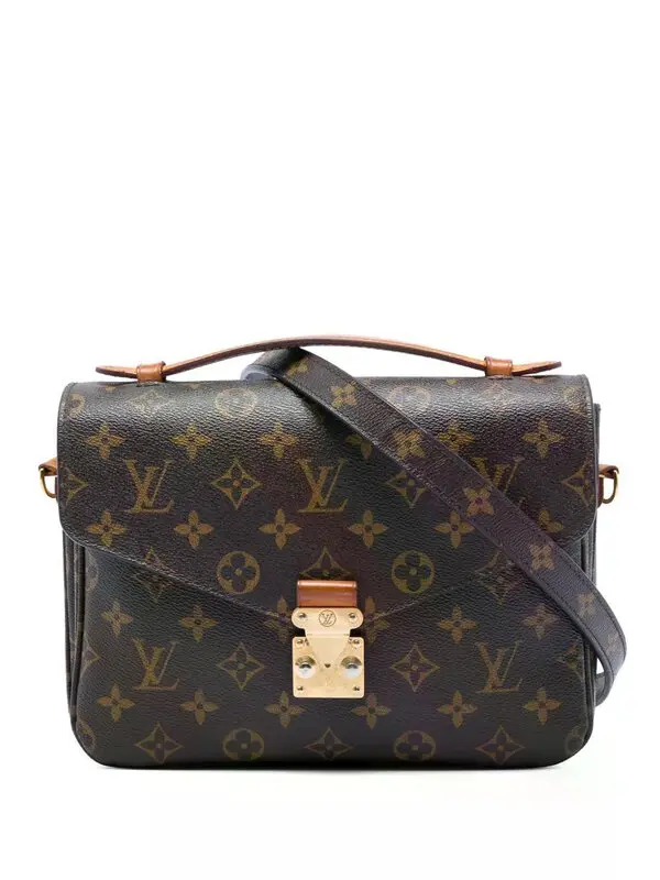 LOUIS VUITTON 2015 Monogram Pochette Metis Satchel