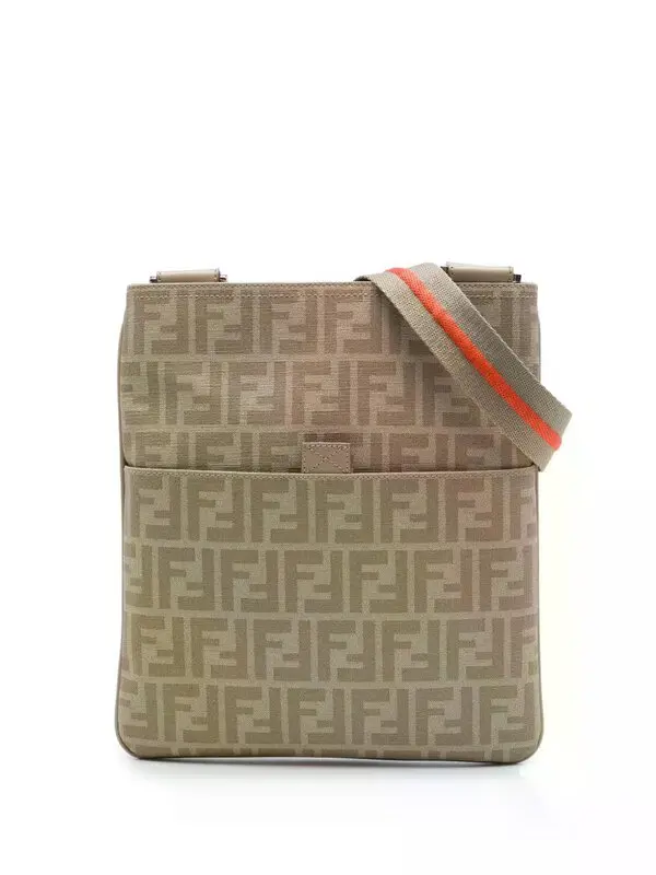 Fendi Zucca Spalmati Crossbody Bag