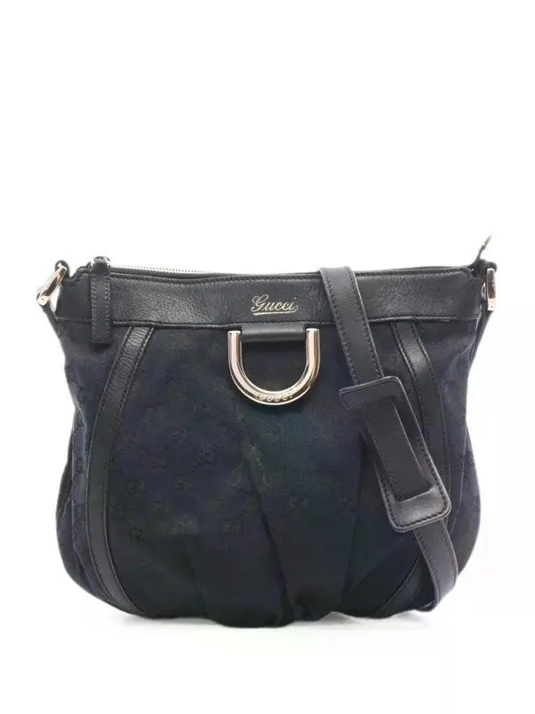 Gucci 2000s Abby Gg Canvas Shoulder Bag