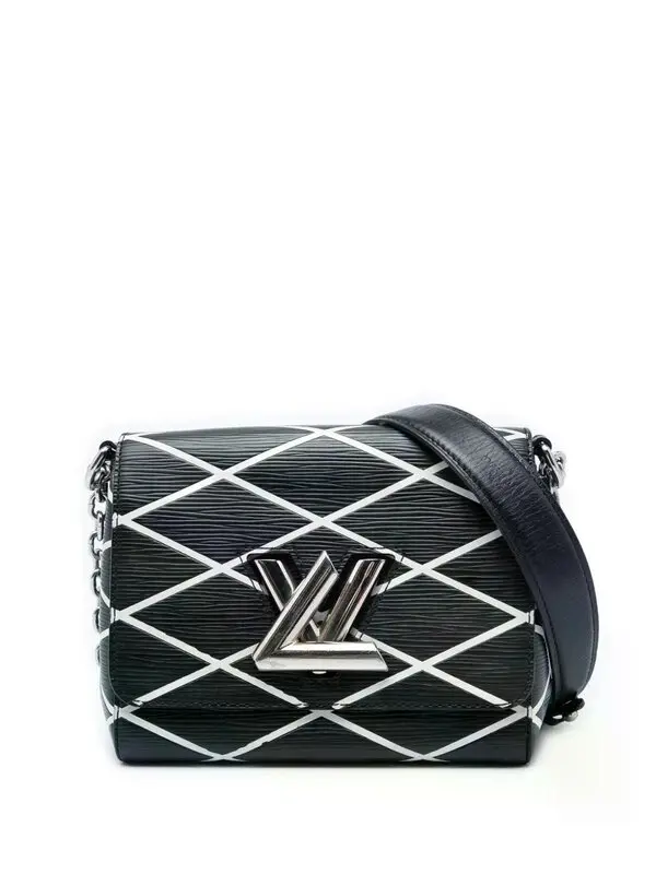 LOUIS VUITTON 2015 Epi Malletage Twist Crossbody Bag