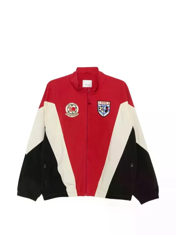FOUND Logo-patch Panelled Jacket