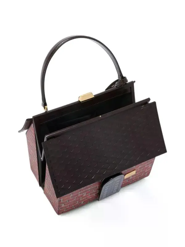 Moschino House-shaped Tote Bag - Red