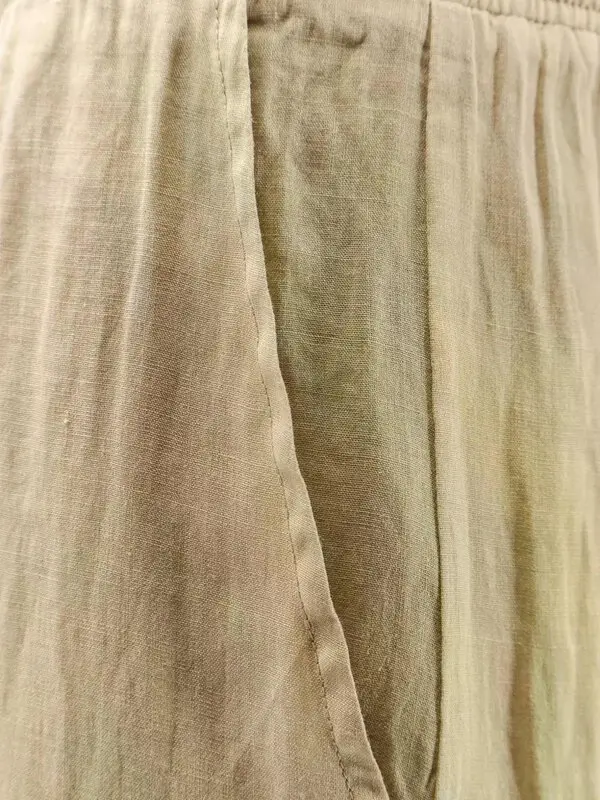 NUDE Wide-leg Elasticated-waistband Trousers