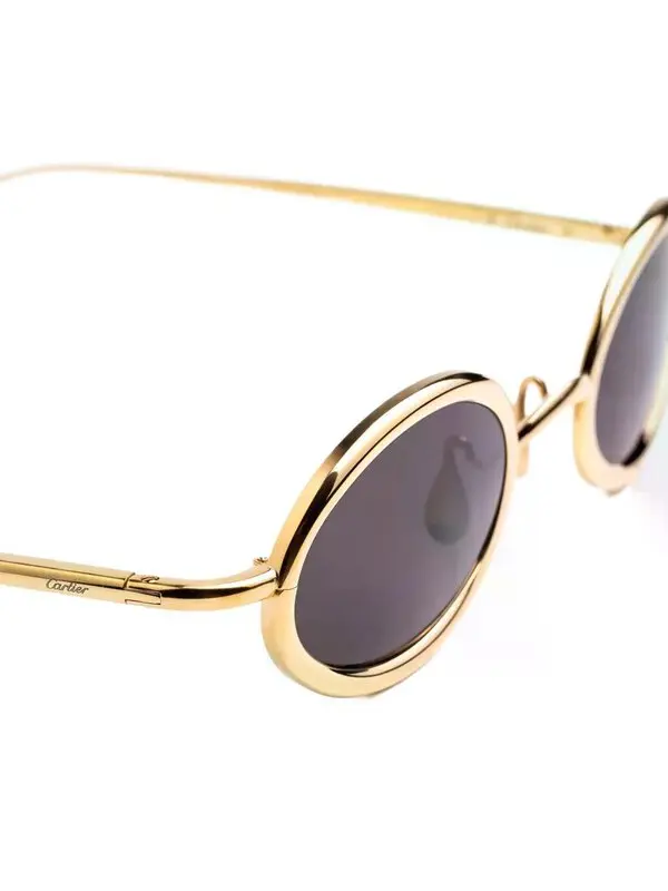 Cartier Baignoire Oval-frame Sunglasses