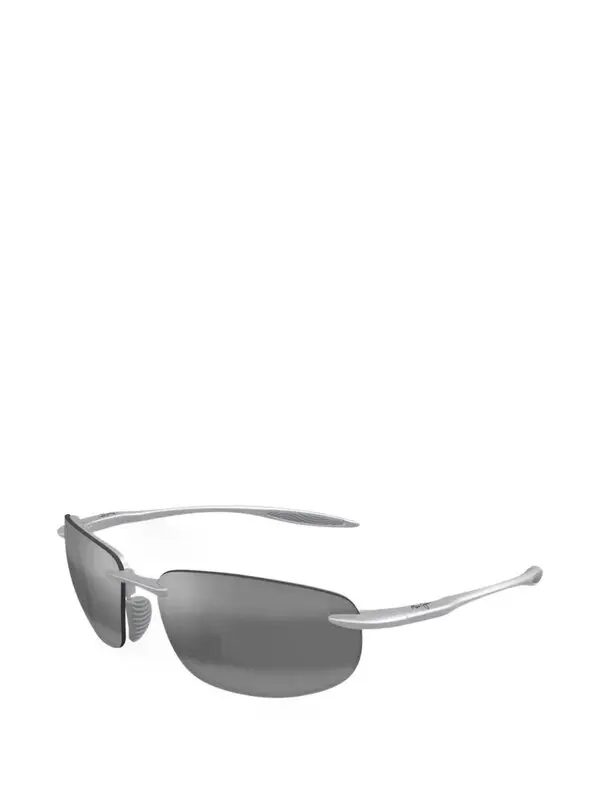 Maui Jim Ho'okipa Ultra Rimless Sunglasses - Silver