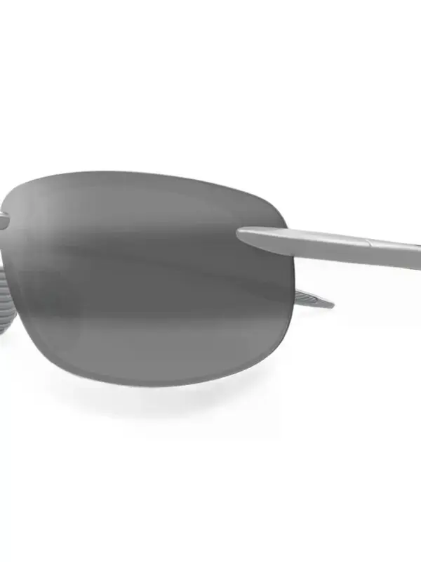 Maui Jim Ho'okipa Ultra Rimless Sunglasses - Silver