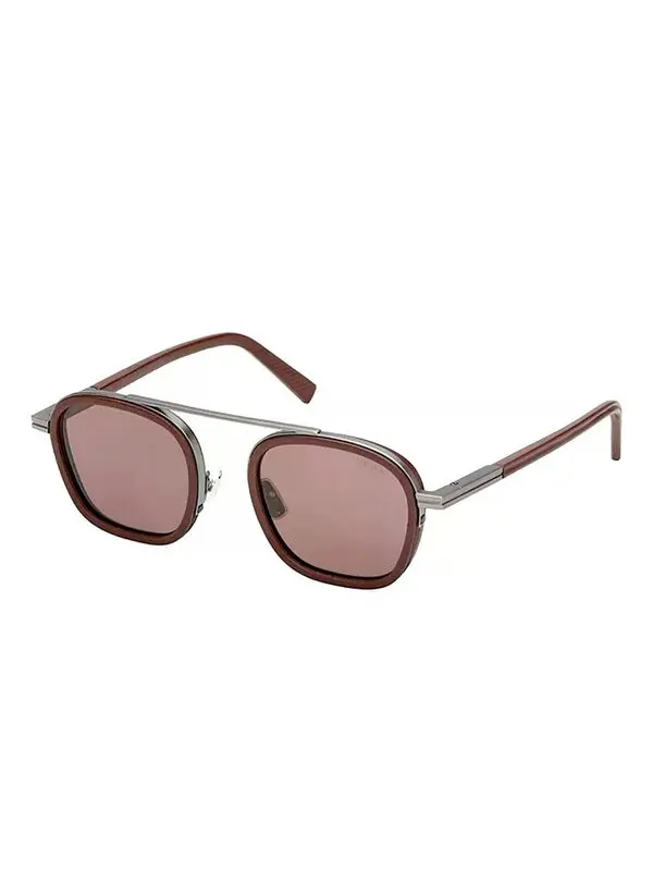 Zegna Square-frame Sunglasses