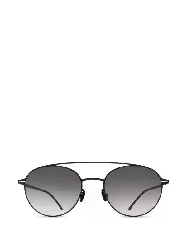 Mykita Reva Round Frame Sunglasses - Black