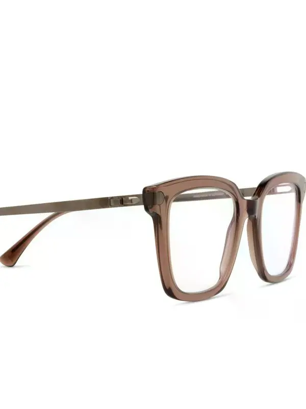 Mykita Neale Square-frame Eyeglasses - Brown