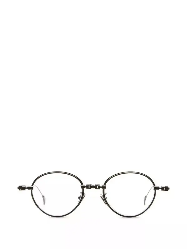 KUBORAUM Round Frame Eyeglasses - Silver