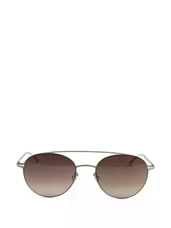 Mykita Reva Sun Round Frame Sunglasses - Silver