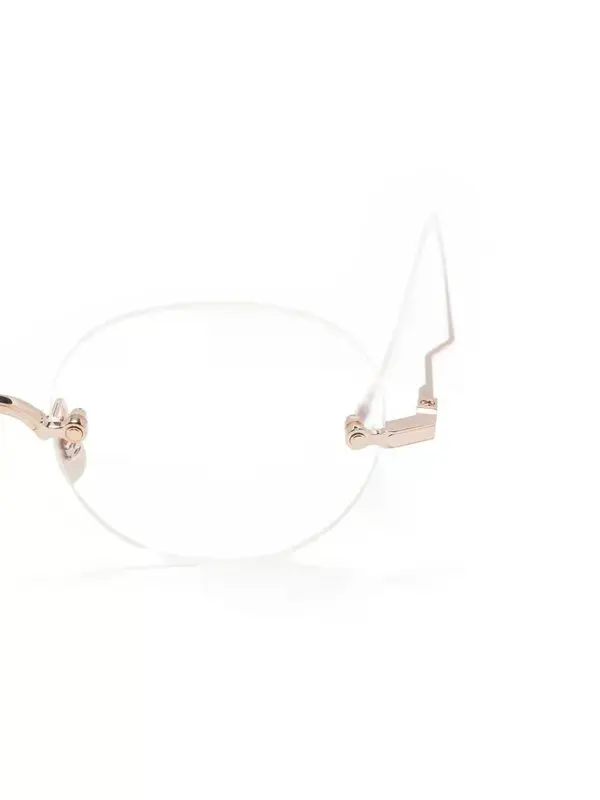Thom Browne Round-frames Rimless Glasses