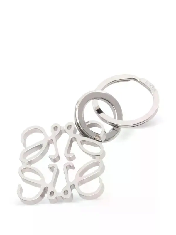 Loewe 2020s Anagram Key Ring - Silver