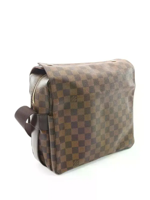 LOUIS VUITTON 2009 Naviglio Damier Ebene Shoulder Bag - Brown