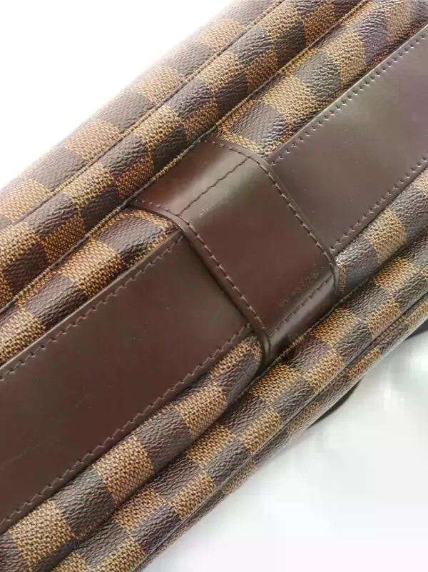 LOUIS VUITTON 2009 Naviglio Damier Ebene Shoulder Bag - Brown