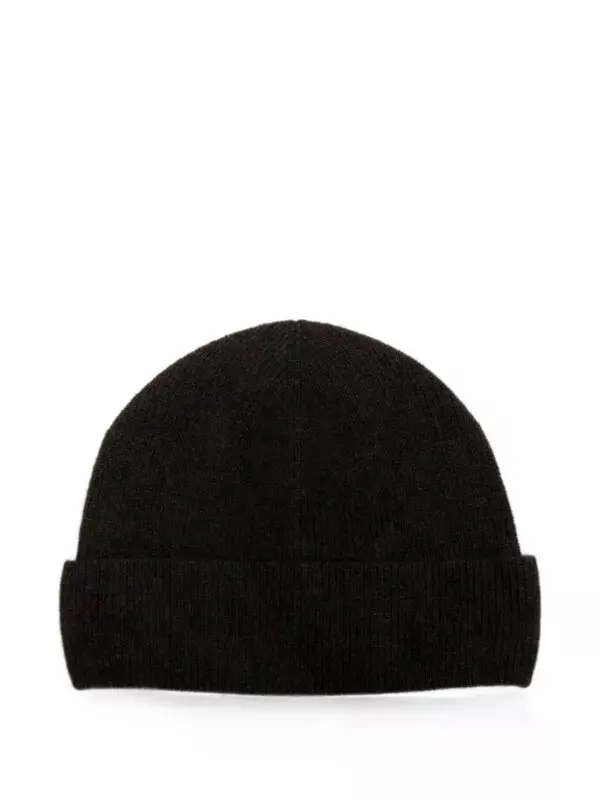 Sandro Cashmere Ribbed-knit Beanie