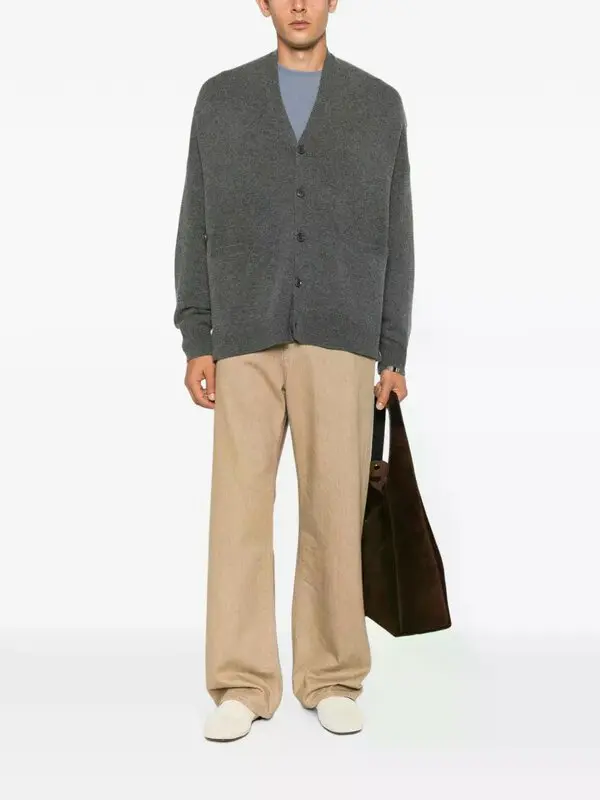 Extreme Cashmere Tokio V-neck Cardigan - Grey
