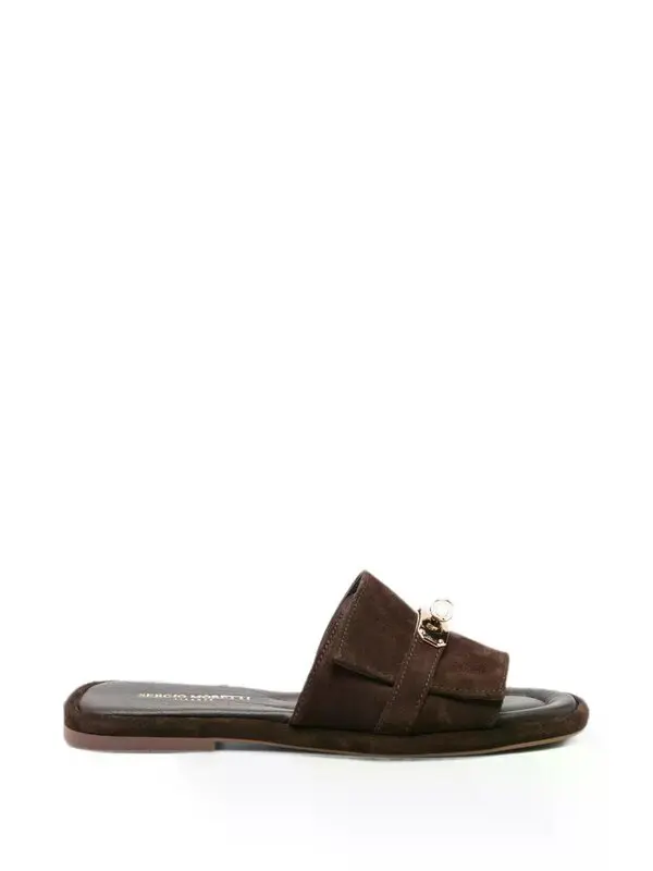 SERGIO MORETTI FIRENZE Suede Sandals