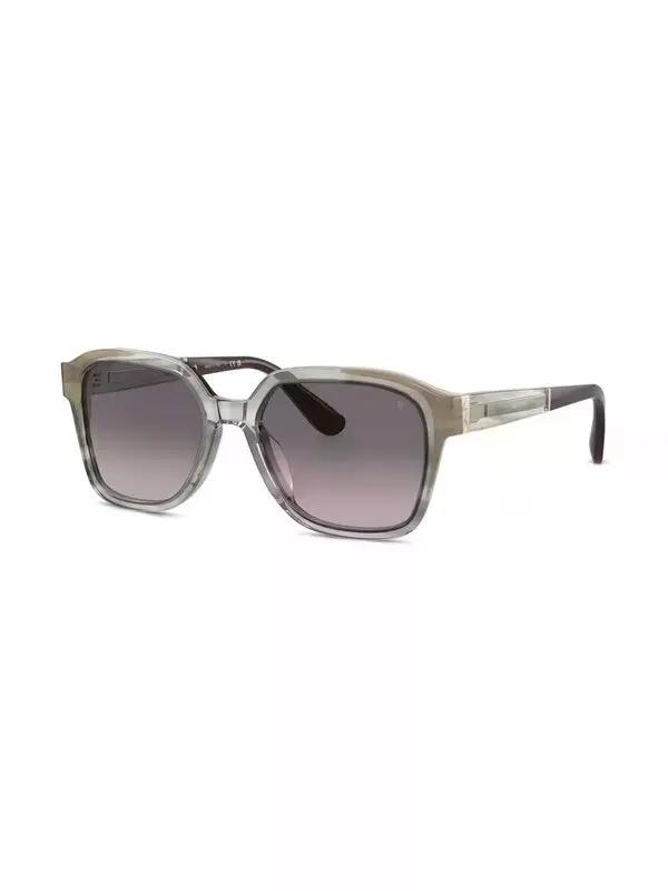 Brunello Cucinelli Bc4005s Tortoiseshell Effect Sunglasses