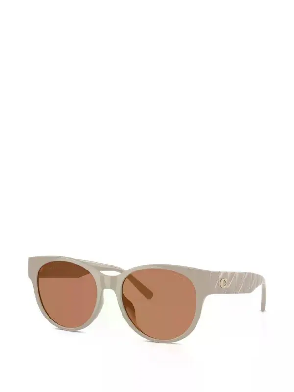 COACH Quilted-effect Cat-eye Sunglasses