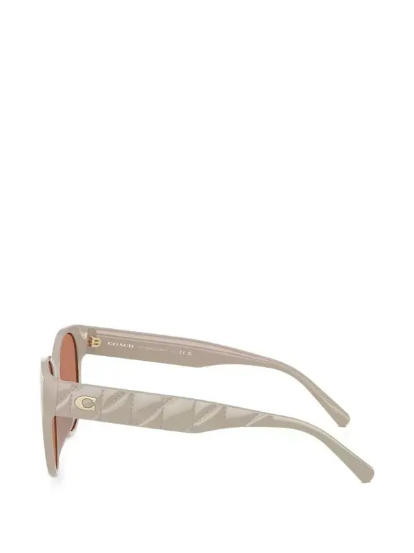 COACH Quilted-effect Cat-eye Sunglasses