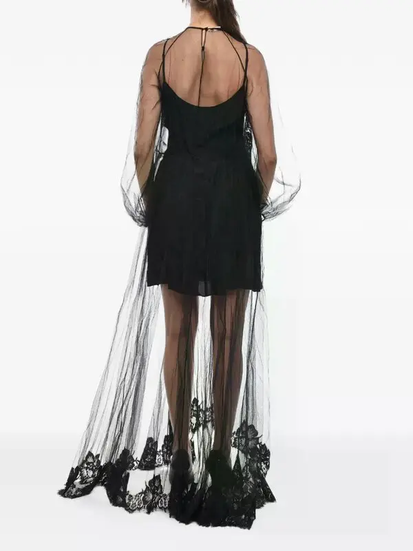 Stella McCartney Sophie Lace-trimmed Tulle Maxi Dress