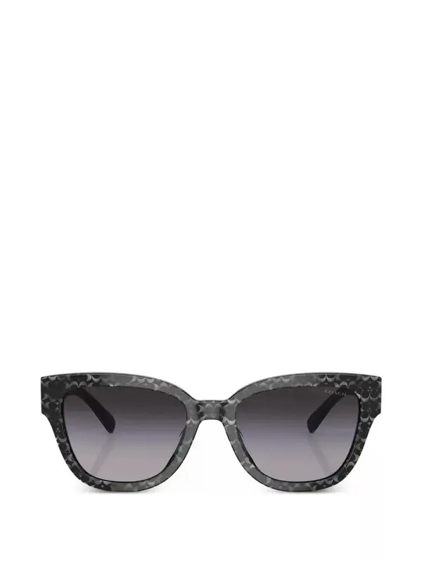 COACH Monogram-print Square-frame Sunglasses