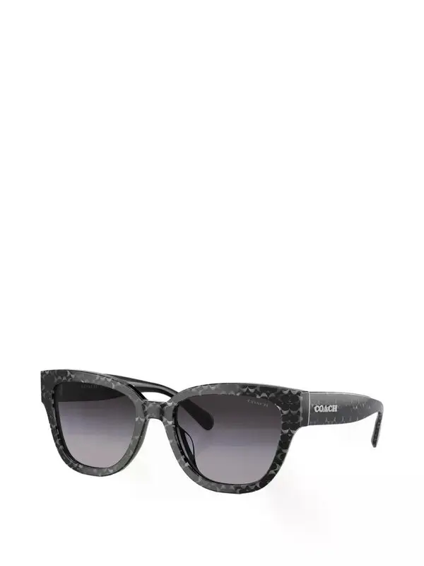 COACH Monogram-print Square-frame Sunglasses
