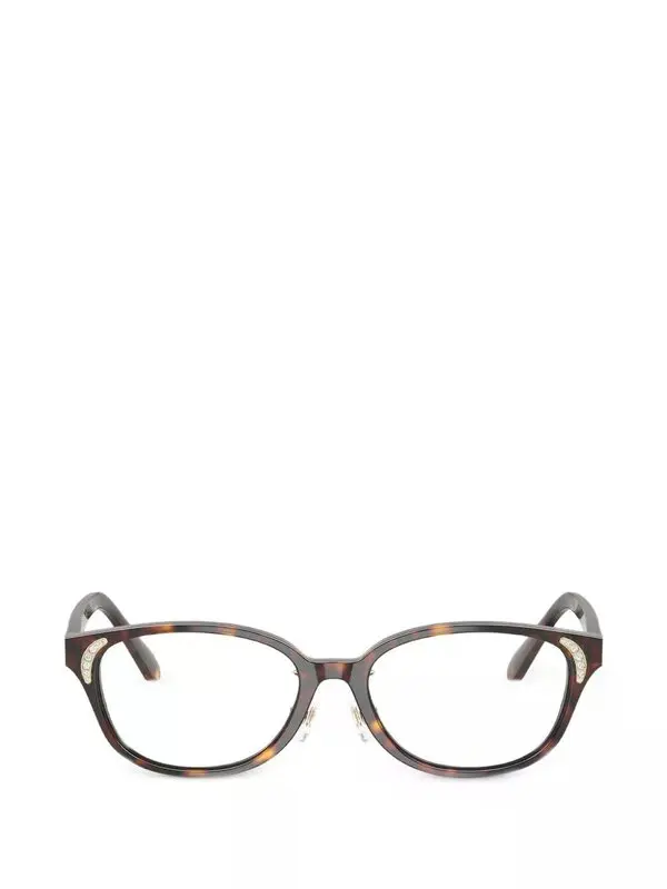 SWAROVSKI Tortoiseshell-effect Glasses - Brown
