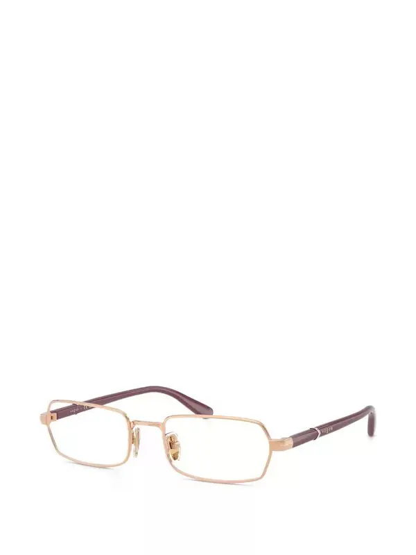 VOGUE EYEWEAR Rectangle Metal Glasses