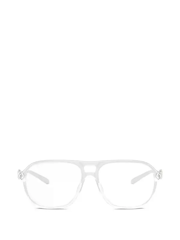 DIESEL® Logo-plaque Navigator-frame Glasses