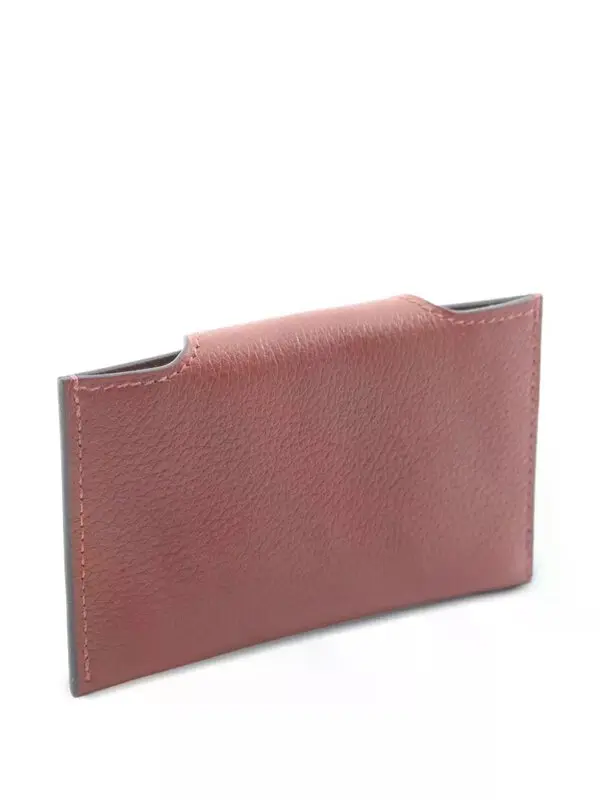Hermès 2023 Iliade Leather Card Holder - Red
