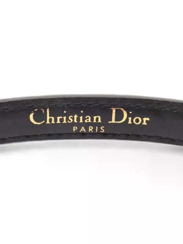Dior Cd Logo Leopard Print Leather Belt